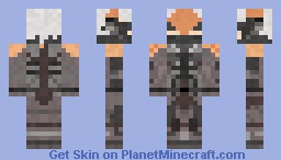Raiden MGS 4 - Closed Helm Minecraft Skin