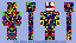 RAINBOW MAN Minecraft Skin