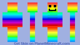 Rainbow Guy Minecraft Skin