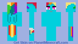 Rainbow Dash Minecraft Skin