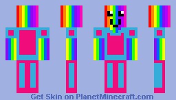 Random Rainbow Guy Minecraft Skin