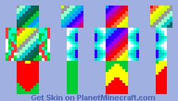 rainbow guy yeah Minecraft Skin