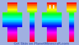 Rainbow man Minecraft Skin