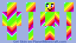 rainbow man Minecraft Skin