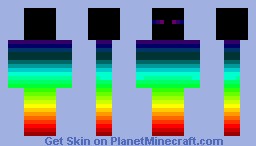 Rainbow man Minecraft Skin
