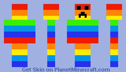 Party Creeper Minecraft Skin