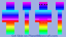 RAINBOW ENDERMAN Minecraft Skin