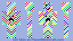 Rainbow Skin Minecraft Skin