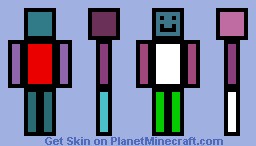 Rainbow Block Minecraft Skin