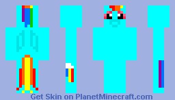 Rainbow Dash Minecraft Skin