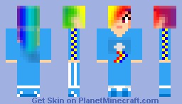 rainbow dash Minecraft Skin