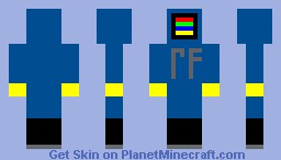 rainbow factory worker Minecraft Skin