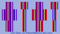 rainbow guy Minecraft Skin