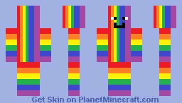 rainbow person Minecraft Skin