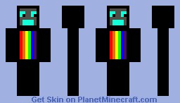 rainbow robot (confusing) Minecraft Skin