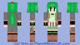 Momosame Rakuki Minecraft Skin