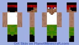 rambo Minecraft Skin