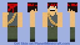 RAMBO!!! Minecraft Skin