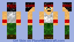 Rambo Minecraft Skin
