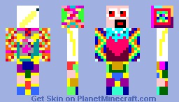pixel mix Minecraft Skin