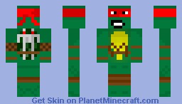 TMNT - Raphael Skin Minecraft Skin