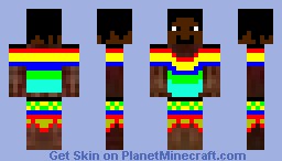 Rasta Man Minecraft Skin