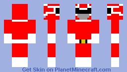 red ranger Minecraft Skin