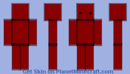 Red Minecraft Skin
