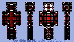 Red Minecraft PVP Skin Minecraft Skin