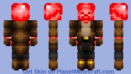 Red Criminal Minecraft Skin