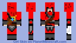 RED EZIO assassin Minecraft Skin