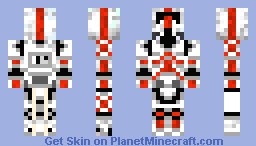 Red Clone Commander Minecraft Skin