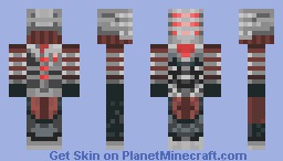 Red dead space Minecraft Skin
