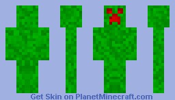 RED EYED CREEPA Minecraft Skin