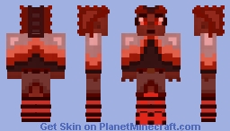 Red Alt Girl (jam skin) Minecraft Skin