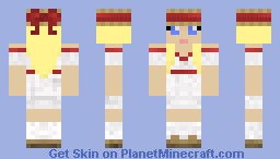 red ribbon girl Minecraft Skin