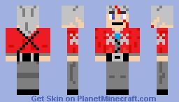 Red Strap Jacket Minecraft Skin