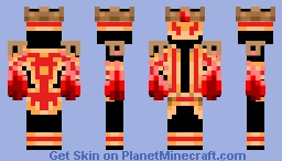 Red King V2 Minecraft Skin