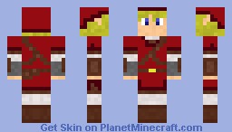 Red Link Minecraft Skin