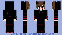 Red Neon Minecraft Skin