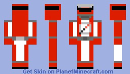 Red Operation Overdrive Ranger Minecraft Skin