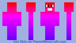 Red - Purple Gradient Minecraft Skin