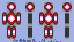 Red Robot Minecraft Skin