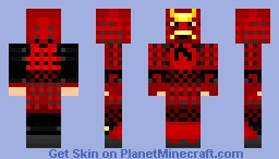 Red Samurai Minecraft Skin