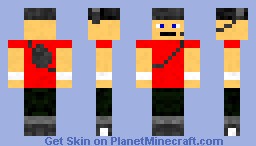 Red Scout Minecraft Skin