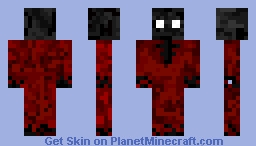 Black skeleton Minecraft Skin