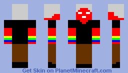 red Minecraft Skin