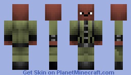 Red skull Minecraft Skin