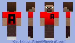 red skin Minecraft Skin