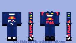 Red Bull 2023 Driver Suit Minecraft Skin